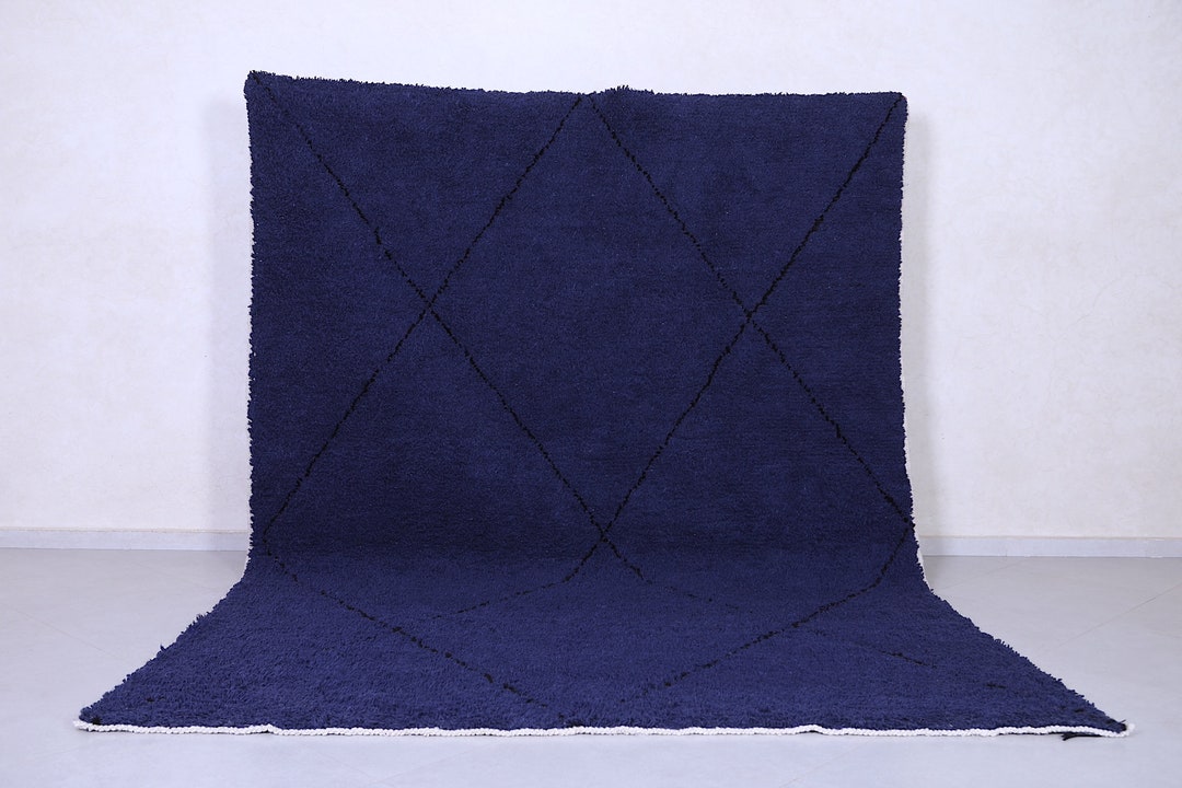 Moroccan Blue Rug Moroccan Navy Rug Blue Area Rug Berber - Etsy