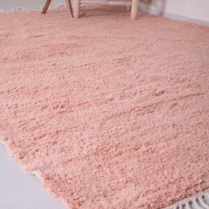 Moroccan Rug Rose Solid Rose Rug Moroccan Rug Wool - Etsy
