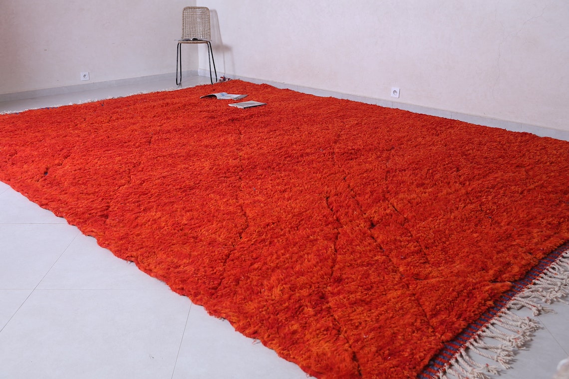 Moroccan Red Rug Berber Rug Red Rug Wool Berber Rug - Etsy