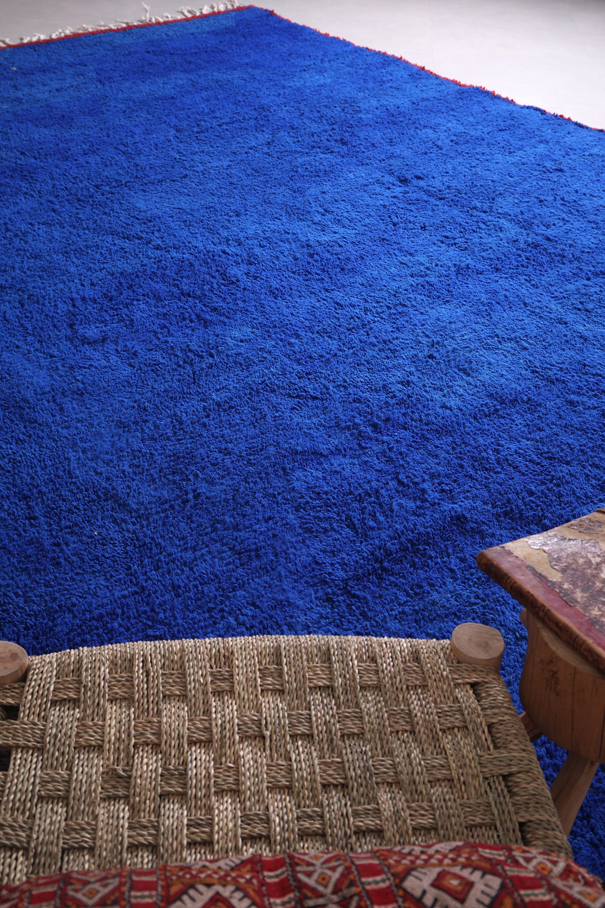 Moroccan rug blue Berber rug Custom Moroccan rug Beni | Etsy