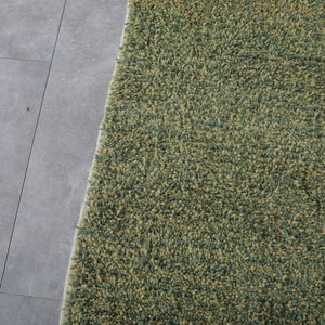 Moroccan Rug Green - Handmade Rug - Moroccan Berber Rug - Solid Rug ...