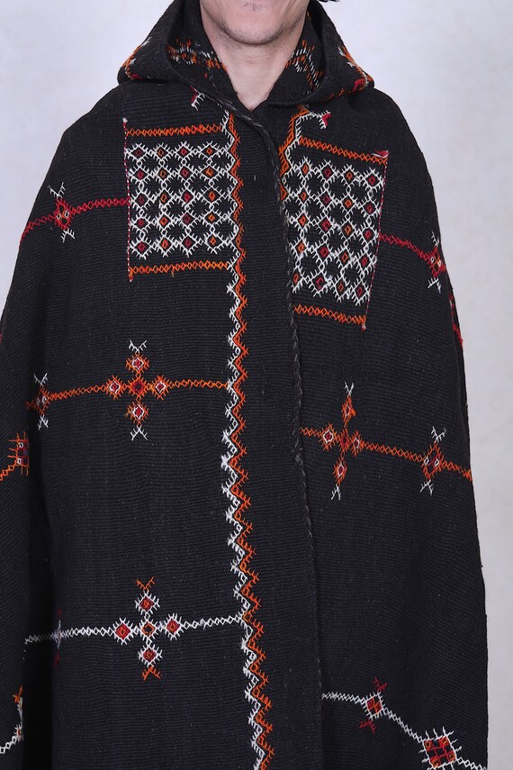 Vintage Burnous - Berber burnous - Berber cape - Moro… - Gem