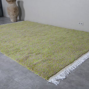 Custom Moroccan Rug - Handmade Moroccan Rug - Beni Ourain Rug Green ...