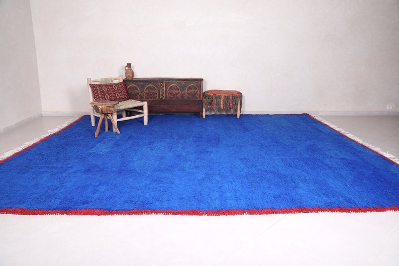 Moroccan Rug Blue Berber Rug Custom Moroccan Rug Beni - Etsy