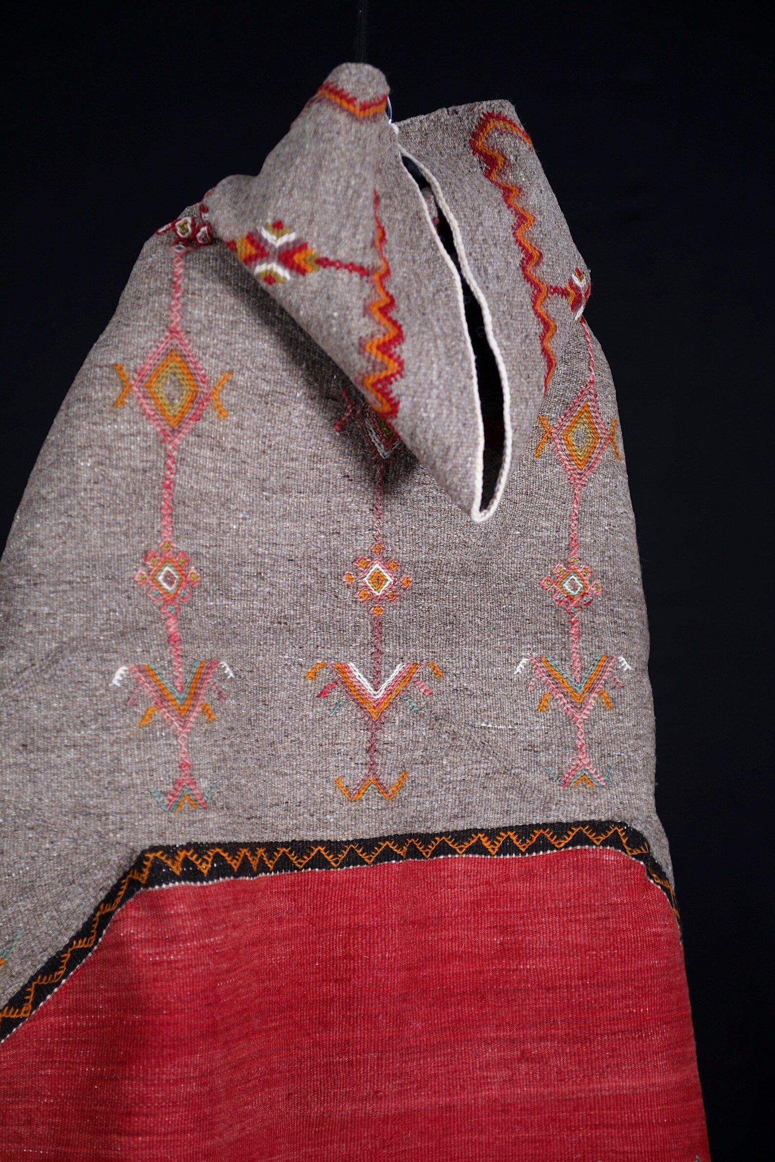 Gray Burnous Berber Burnous Berber Cape Moroccan Burnous | Etsy