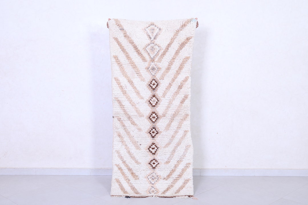 Moroccan Rug Runner 2.3 X 5.4 Feet Long Rug - Vintage Moroccan Rug ...