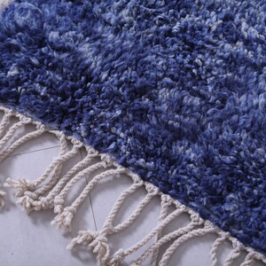 Contemporary Moroccan Rug Blue Moroccan Area Rug Custom - Etsy