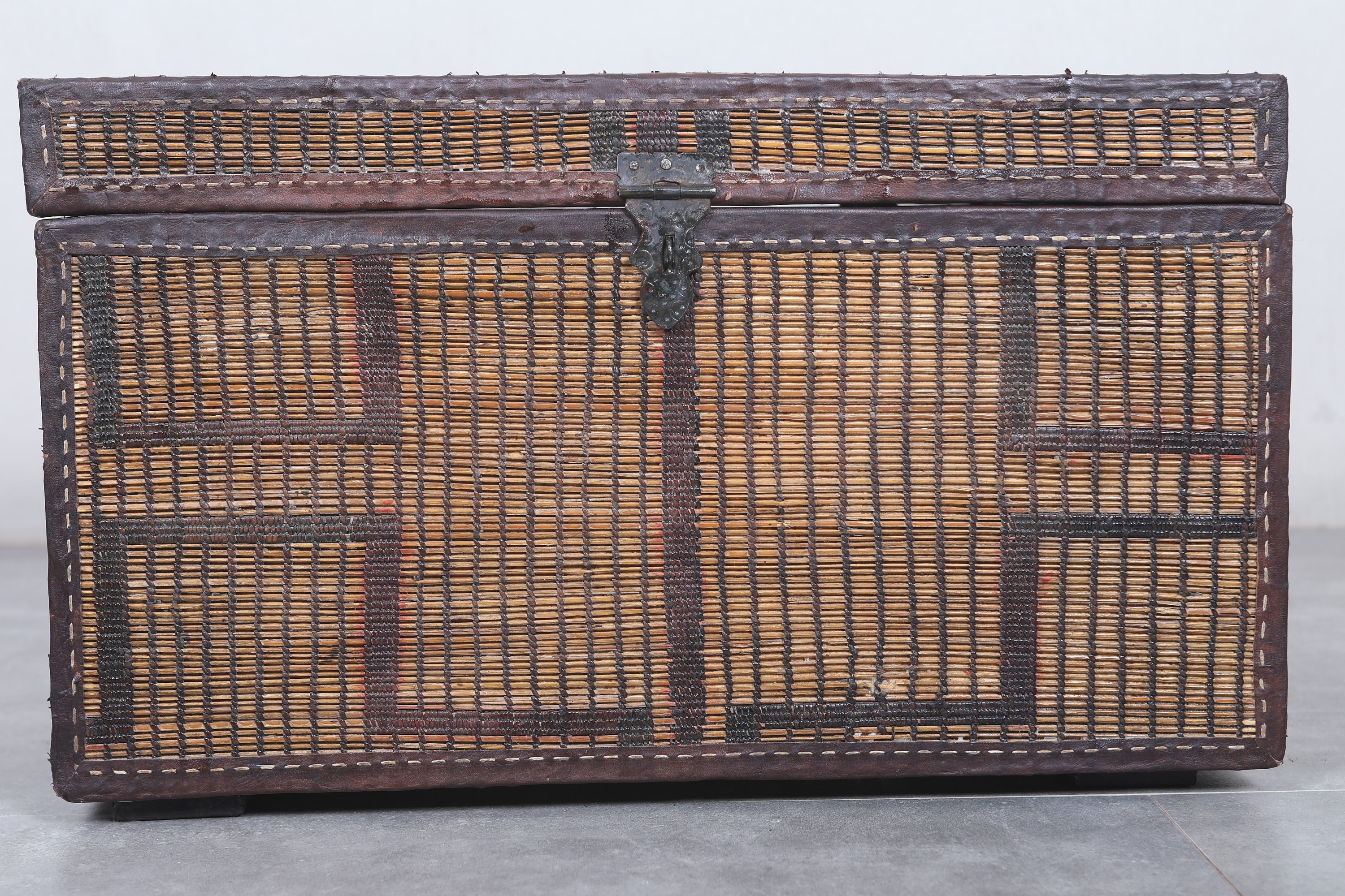 Handcrafted African Chest – Boho Decor Wooden Trunk With Leather ...
