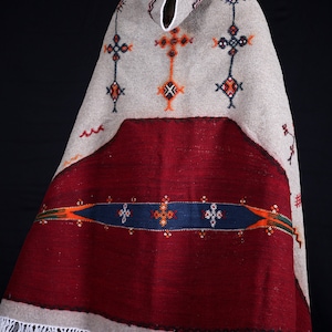 Berber Burnous - Berber Cape - Moroccan Burnous - Hooded Cape ...