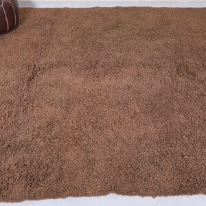 Handmade Berber Rug 8x10 Feet Moroccan Brown Rug Morocco Rug Moroccan ...