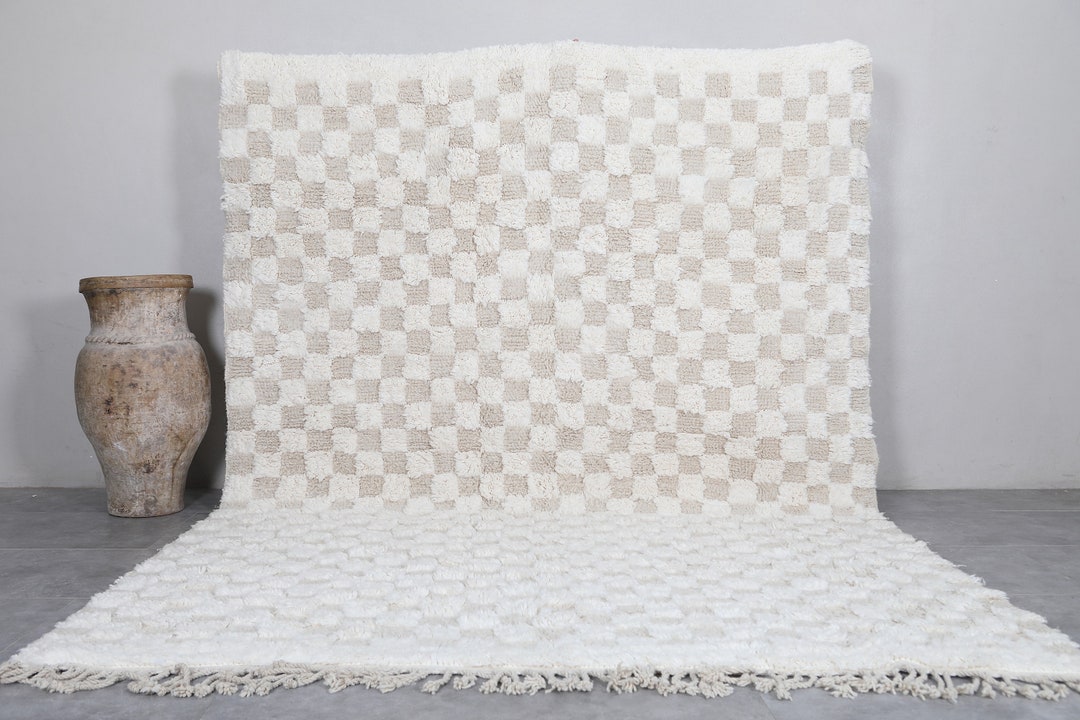 Moroccan Checkered Rug - Moroccan Rug Checkered - Handmade Rug ...