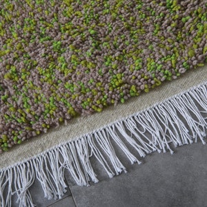 Custom Moroccan Rug - Handmade Moroccan Rug - Beni Ourain Rug Green ...