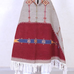 Berber Cape - Moroccan Burnous - Hooded Cape - Moroccan Cloak - Cloak ...