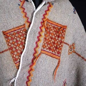 Berber Cape - Moroccan Burnous - Hooded Cape - Moroccan Cloak - Cloak ...