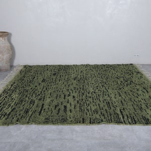 Moroccan Custom Rug Green - Custom Moroccan Rug - Beni Ourain Rug Green ...
