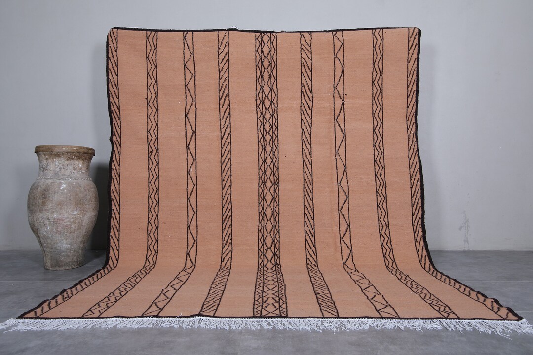 Flat Woven Moroccan Rug - Custom Moroccan Rug - Handmade Moroccan Mat ...