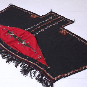 Vintage Moroccan Burnous - Berber Burnous - Berber Cape - Moroccan ...