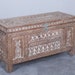 Vintage Painted Chest Moroccan Wooden Chest Moroccan Box H 23.6 Inches ...
