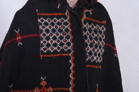 Vintage Burnous - berber burnous - berber cape - moro… - Gem
