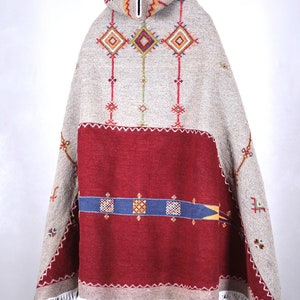 Berber Cape - Moroccan Burnous - Hooded Cape - Moroccan Cloak - Cloak ...