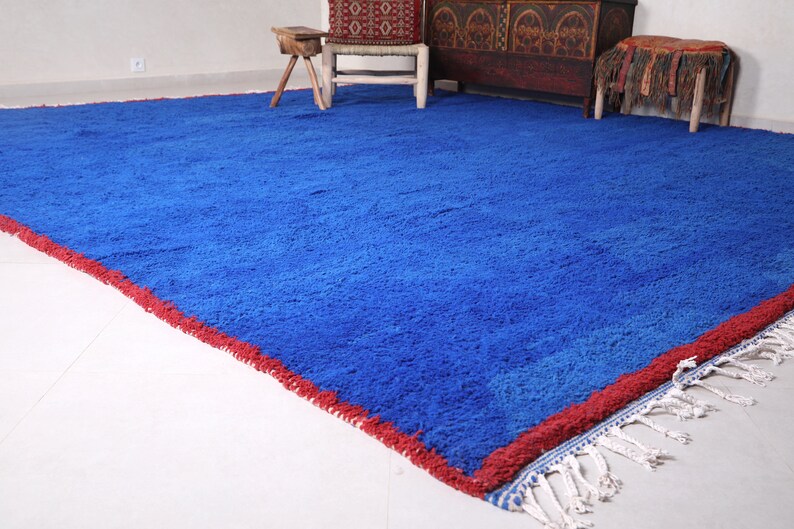 Moroccan Rug Blue Berber Rug Custom Moroccan Rug Beni - Etsy