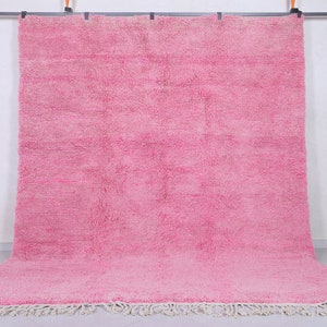Moroccan Rug Pink Solid Rug Morocco Rug Berber Rug Moroccan Plain Rug ...