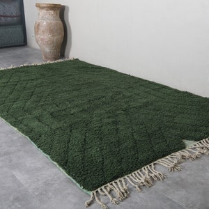 Moroccan Green Rug - Handmade Berber Rug - Custom Area Rug - Beni ...