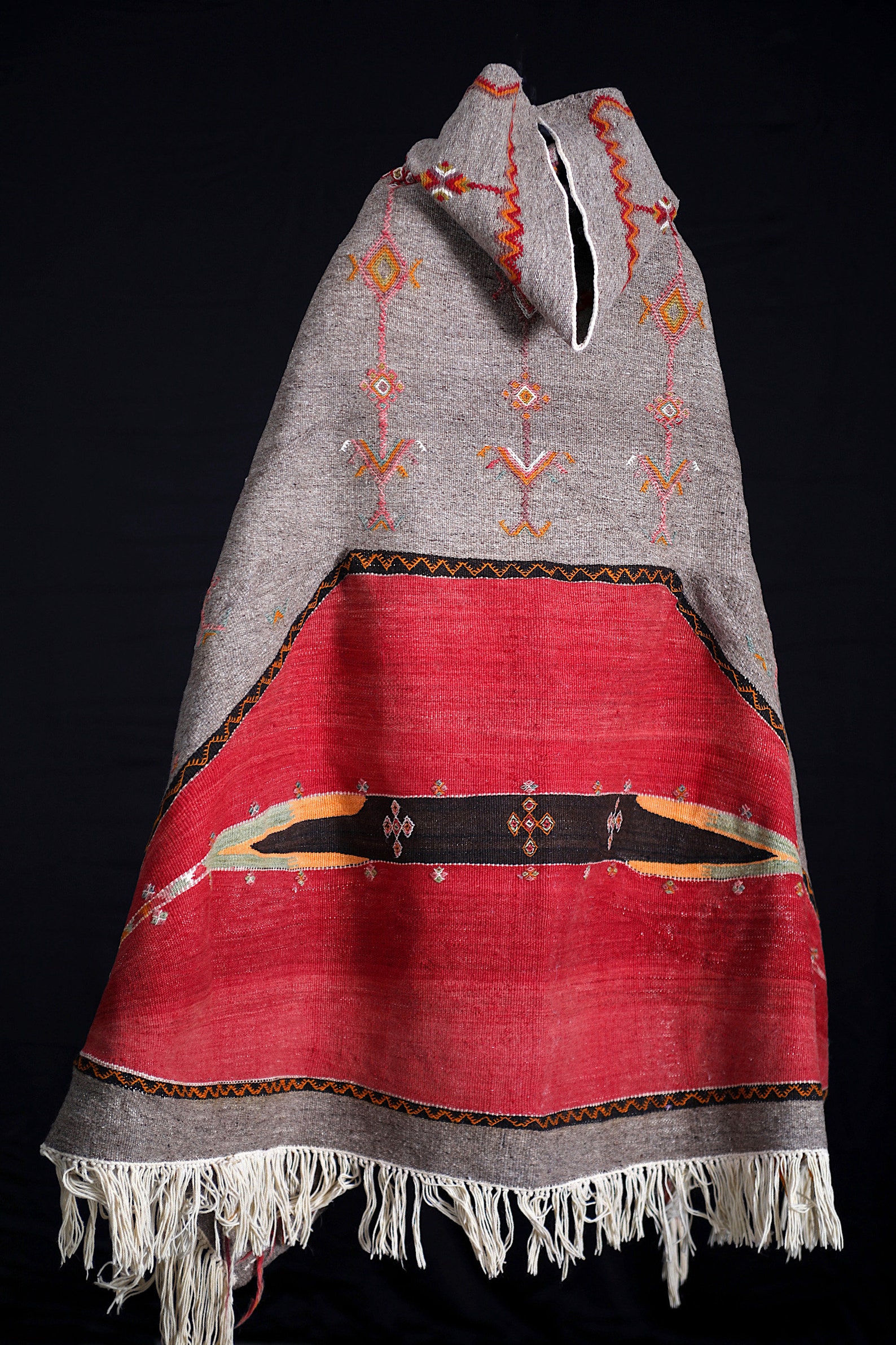 Gray Burnous Berber Burnous Berber Cape Moroccan Burnous | Etsy