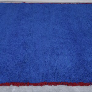 Moroccan Rug Blue Berber Rug Custom Moroccan Rug Beni Ourain Rug ...