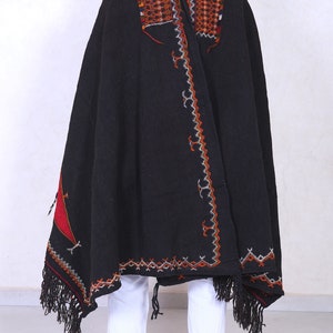 Vintage Moroccan Burnous - Berber Burnous - Berber Cape - Moroccan ...