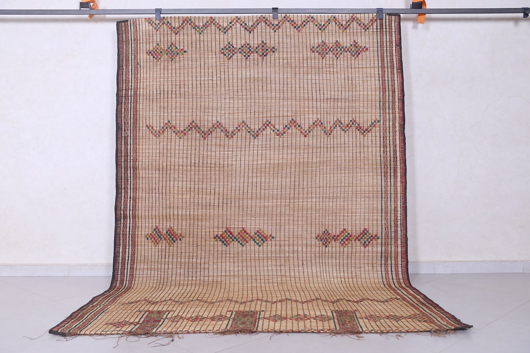 Vintage African Rug 5.7 X 8.3 Feet Reed African Rug Living - Etsy