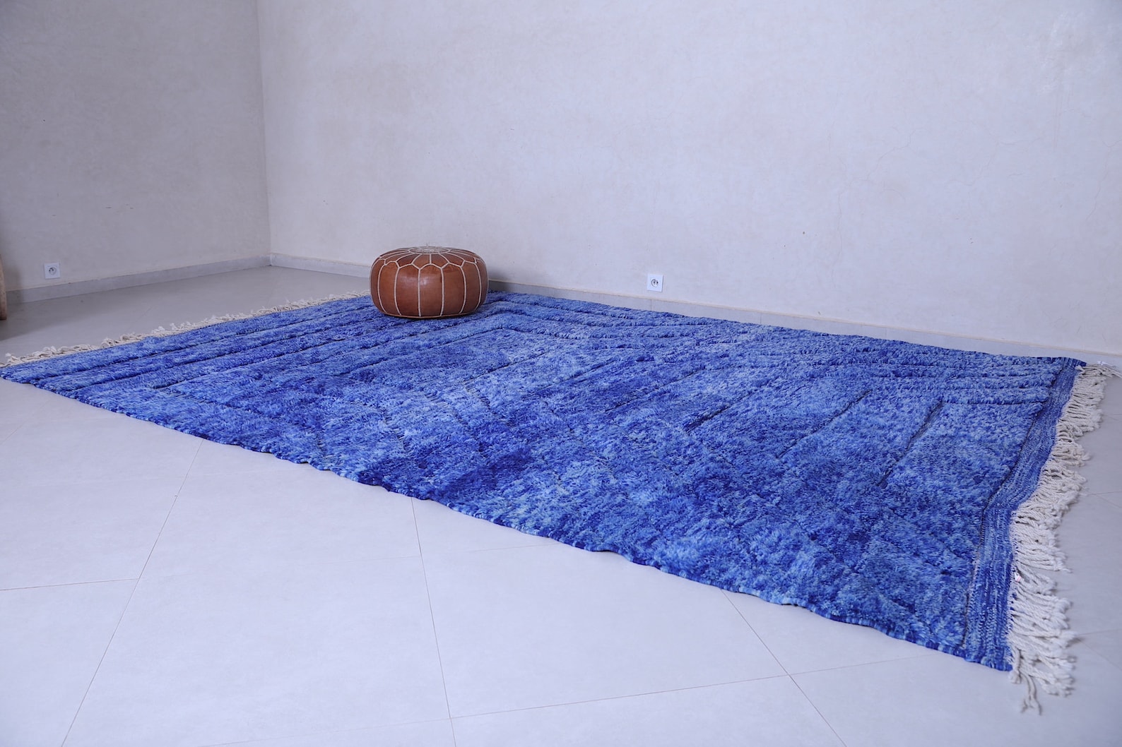 Moroccan Rug Blue Moroccan Rug Contemporary Custom Area - Etsy