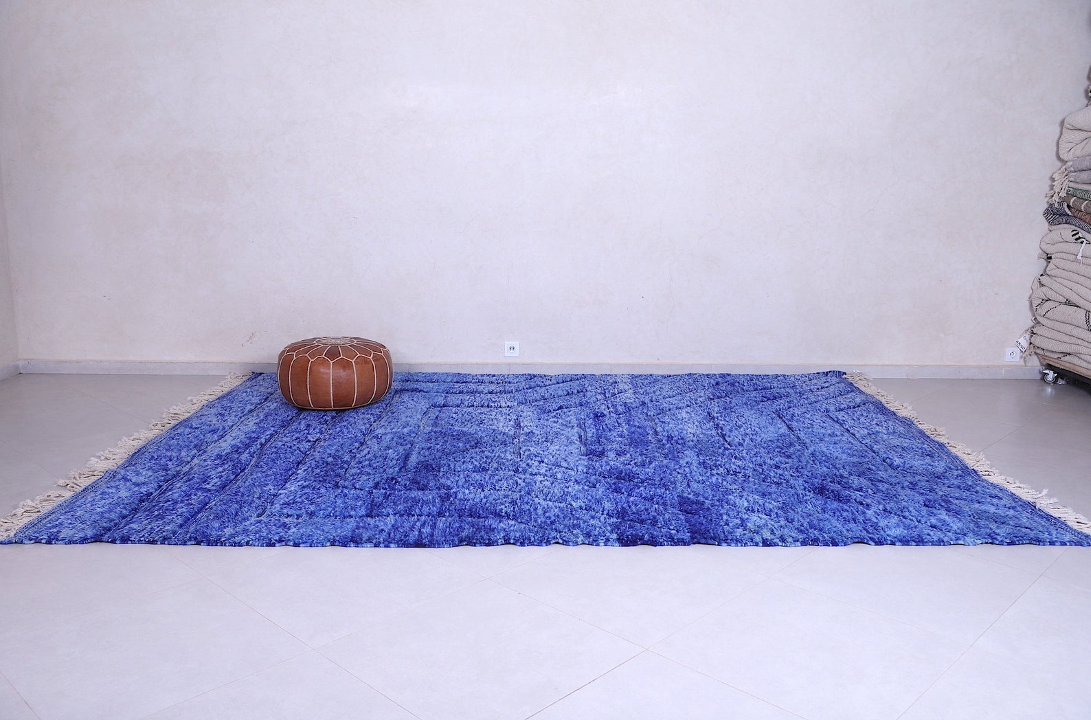 Moroccan Rug Blue Moroccan Rug Contemporary Custom Area - Etsy