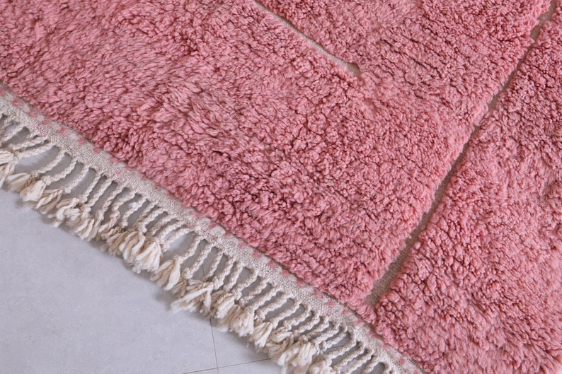 Berber Rug Pink Moroccan Pink Rug Contemporary Rug Pink - Etsy