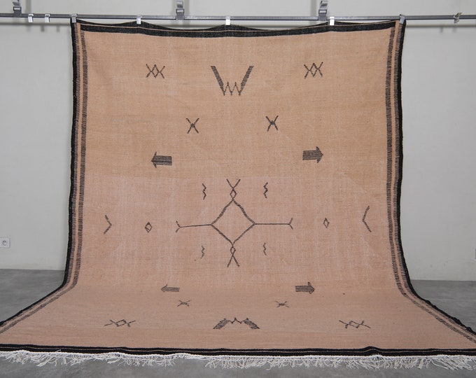 Moroccan Rug 8.6 X 10 Feet Tuareg Rug Style - Handmade Kilim Rug ...