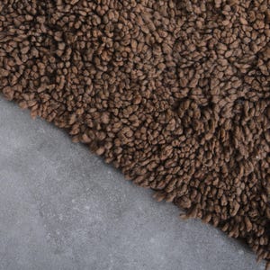 Handmade Berber Rug 8x10 Feet Moroccan Brown Rug - Morocco Rug ...