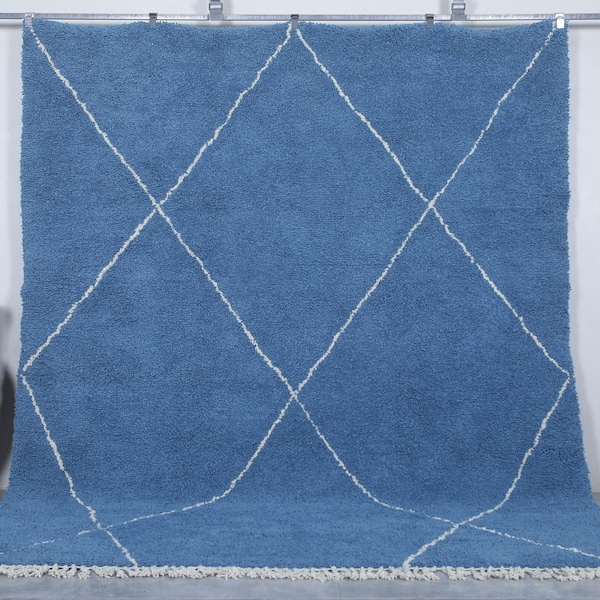 Blue Moroccan Rug - Etsy