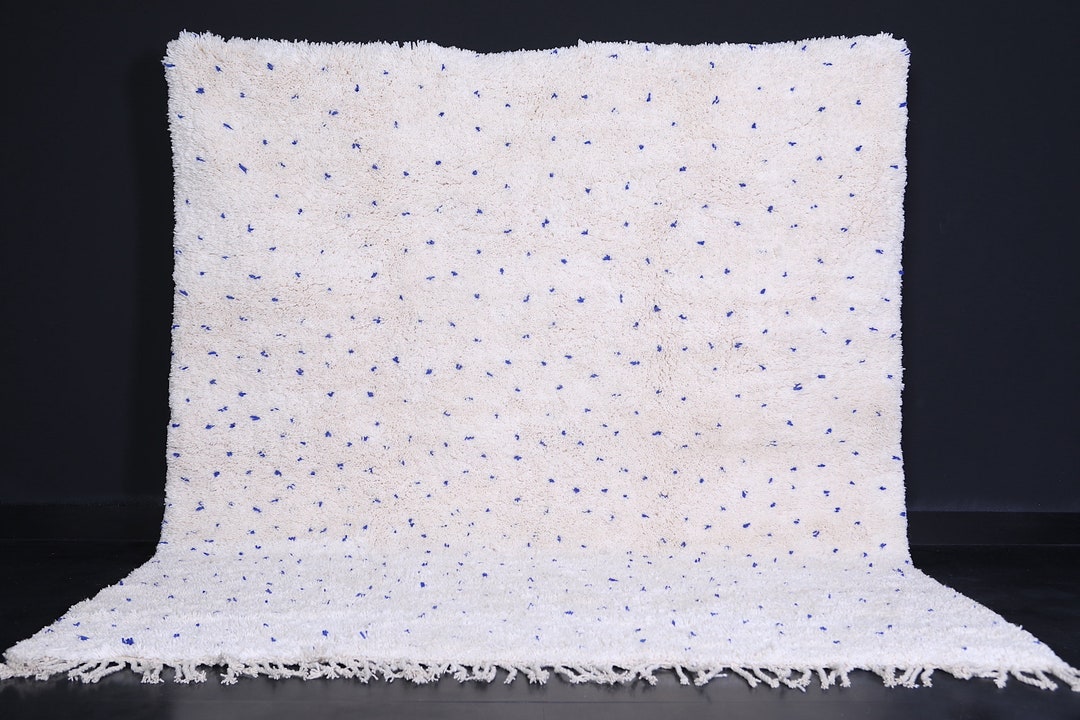 Moroccan Rug Dots - Blue Dots Rug - Moroccan Dots Rug - Moroccan Area ...