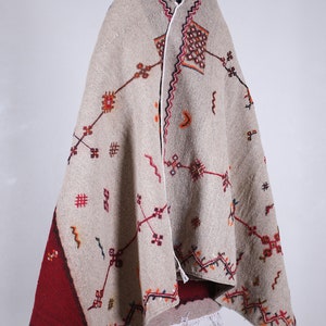 Berber Burnous - Berber Cape - Moroccan Burnous - Hooded Cape ...