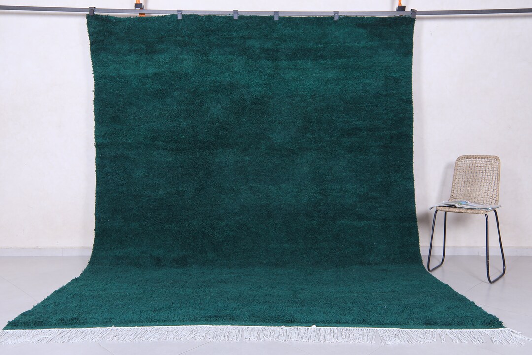 Moroccan Rug Green Solid Green Rug Plain Green Rug Green Rug Moroccan ...