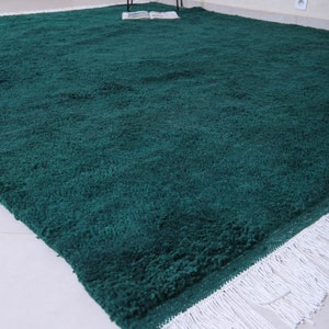 Moroccan Rug Green Solid Green Rug Plain Green Rug Green Rug Moroccan ...