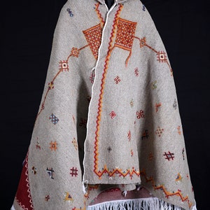 Berber Cape - Moroccan Burnous - Hooded Cape - Moroccan Cloak - Cloak ...