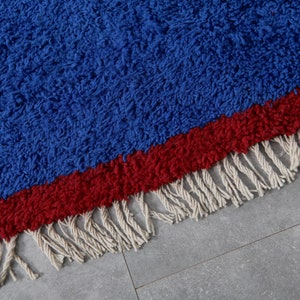 Moroccan Rug Blue - Berber Rug - Custom Moroccan Rug - Beni Ourain Rug ...