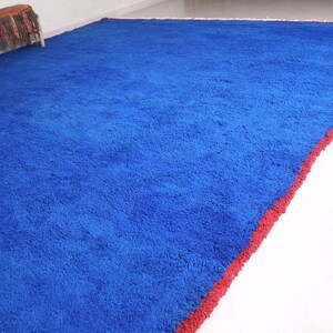 Moroccan Rug Blue Berber Rug Custom Moroccan Rug Beni - Etsy