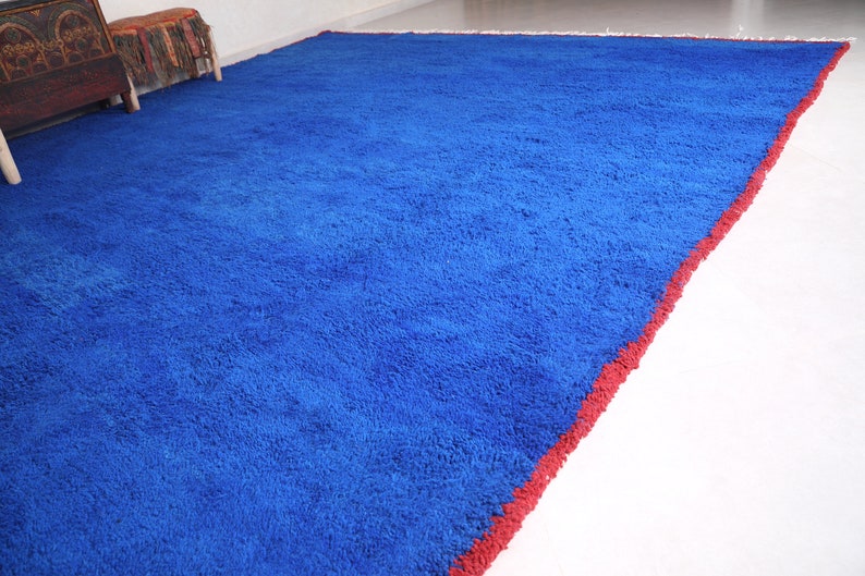 Moroccan Rug Blue Berber Rug Custom Moroccan Rug Beni - Etsy