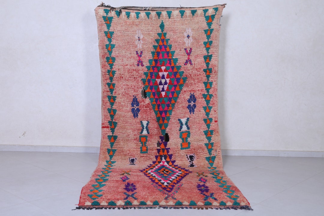 Moroccan Vintage 4.4 X 10.6 Feet Moroccan Rug Vintage Rug Runner Rug ...