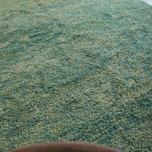 Moroccan Rug Green Handmade Rug Moroccan Berber Rug Solid Rug Morocco ...