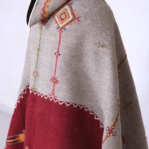 Berber Cape - Moroccan Burnous - Hooded Cape - Moroccan Cloak - Cloak ...