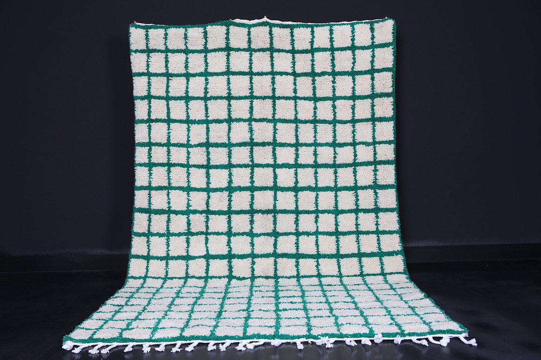Moroccan Grid Rug - Handmade Rug - Berber Rug - Contemporary Rug ...