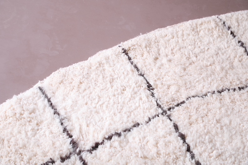 Moroccan Round Rug Handmade Round Rug Berber Round Rug - Etsy